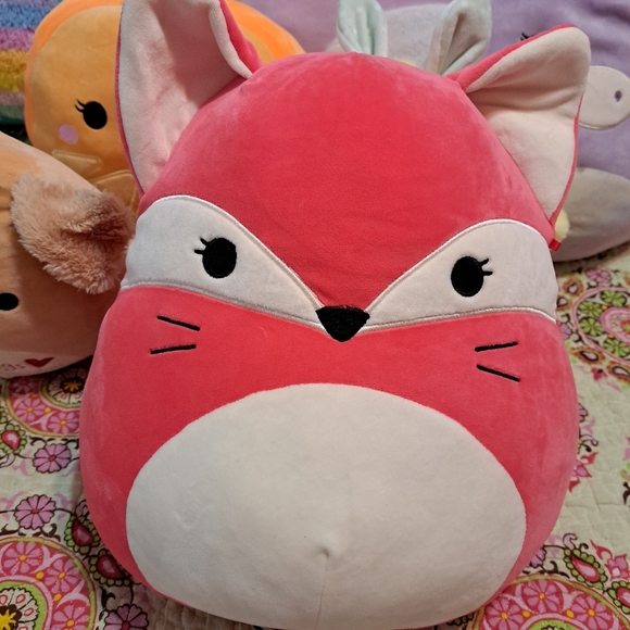 Squishmallows | Toys | Squishmallow Phoebe The Pink Fox Plush 1 | Poshmark